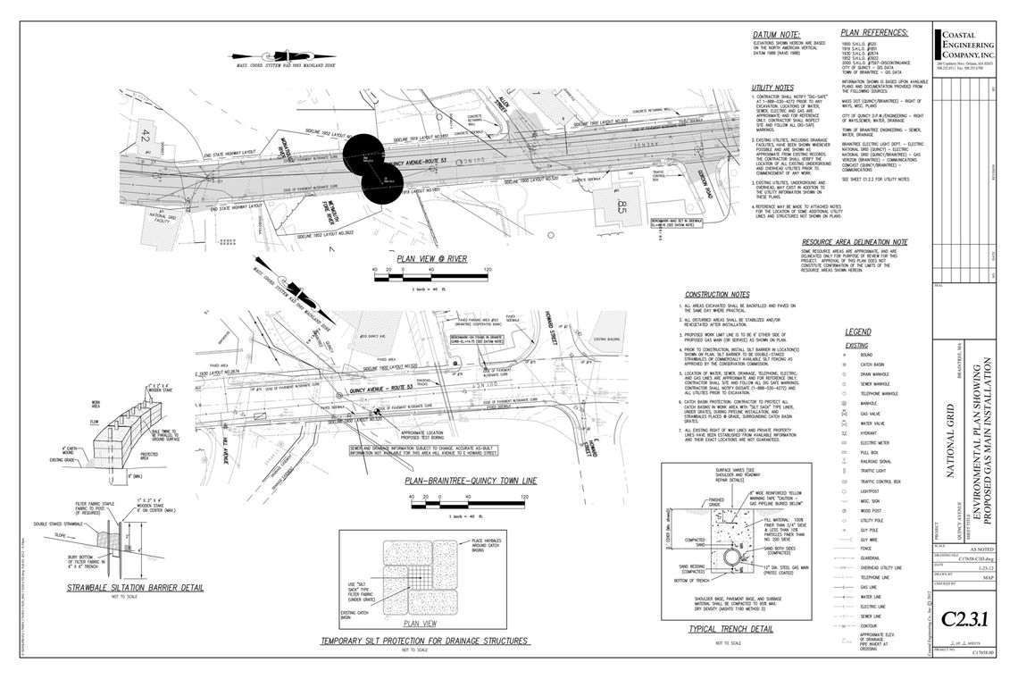 Natural Gas Main Upgrade | Coastal Engineering Co.