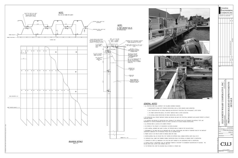 Old North Wharf Bulkhead | Coastal Engineering Co.