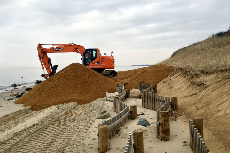 Residential Sand Drift Fence and Beach… | Coastal Engineering Co.